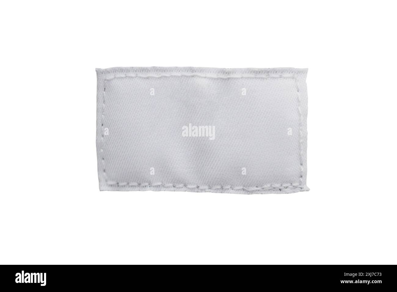 blank textile clothing label isolated on white background Stock Photo ...