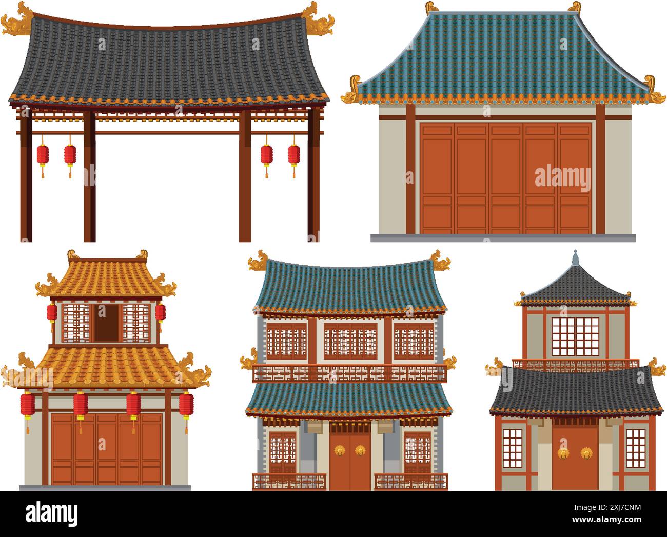 Traditional pagoda architecture korean Cut Out Stock Images & Pictures ...
