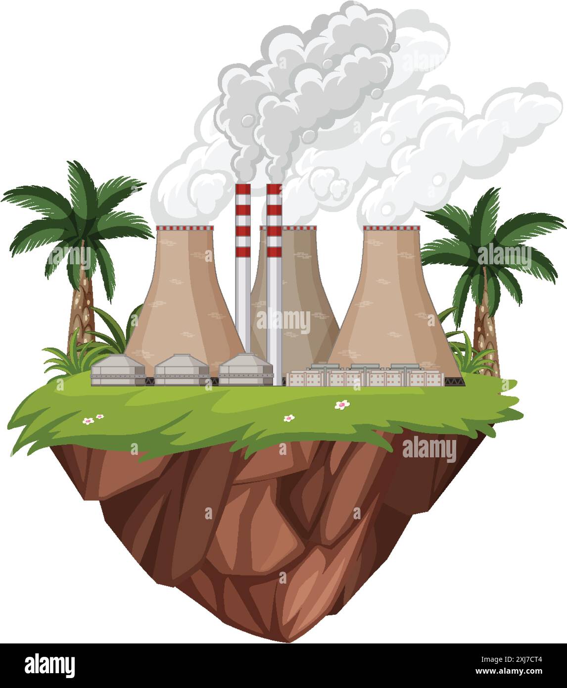 Tropical floating plant Stock Vector Images - Alamy