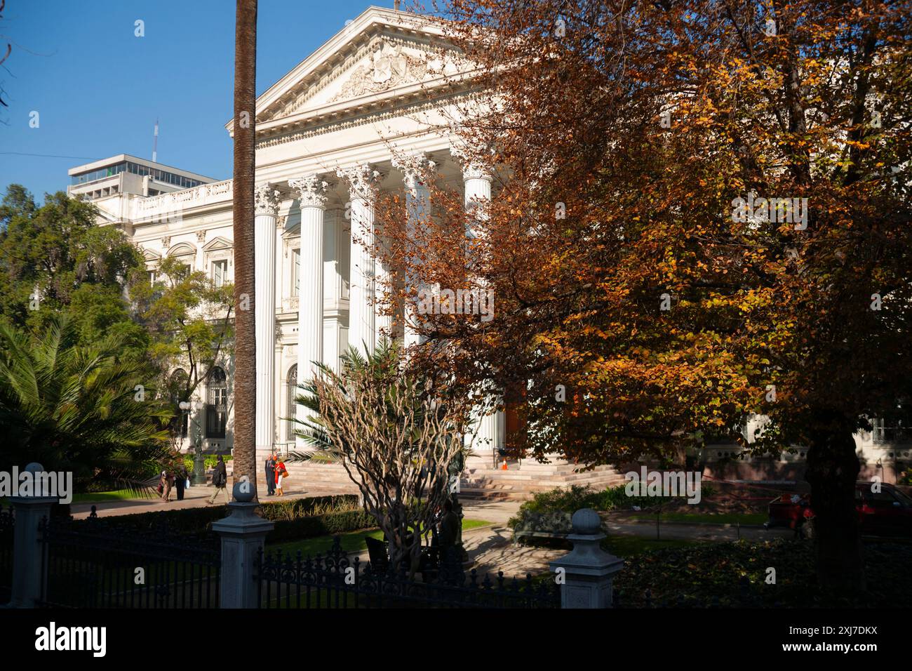 Santiago Chile - June 24 2012; Former National Congress Building in ...