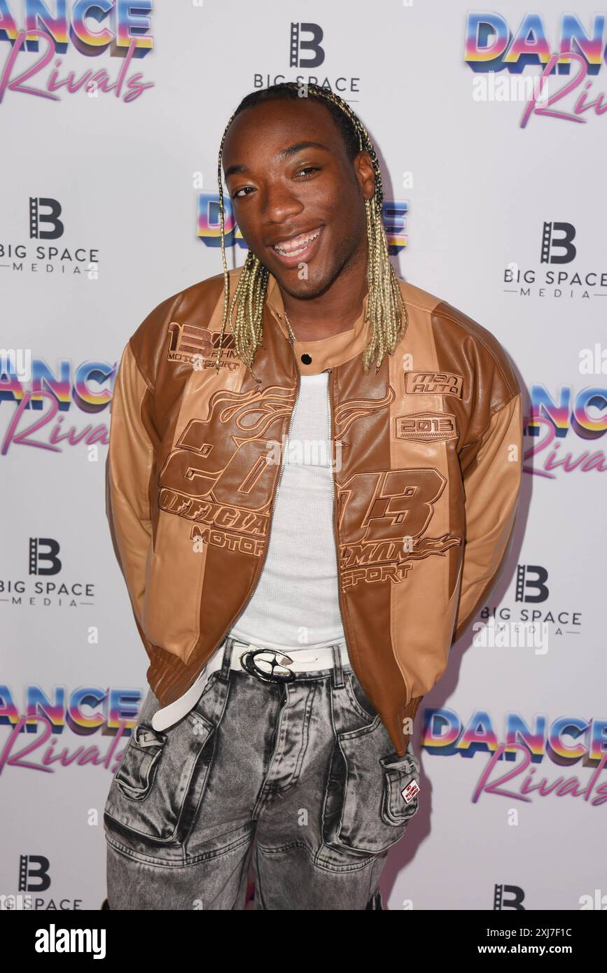Beverly Hills, CA USA - July 14, 2024: Jaheem Toombs attends the premiere of movie Dance Rivals ...