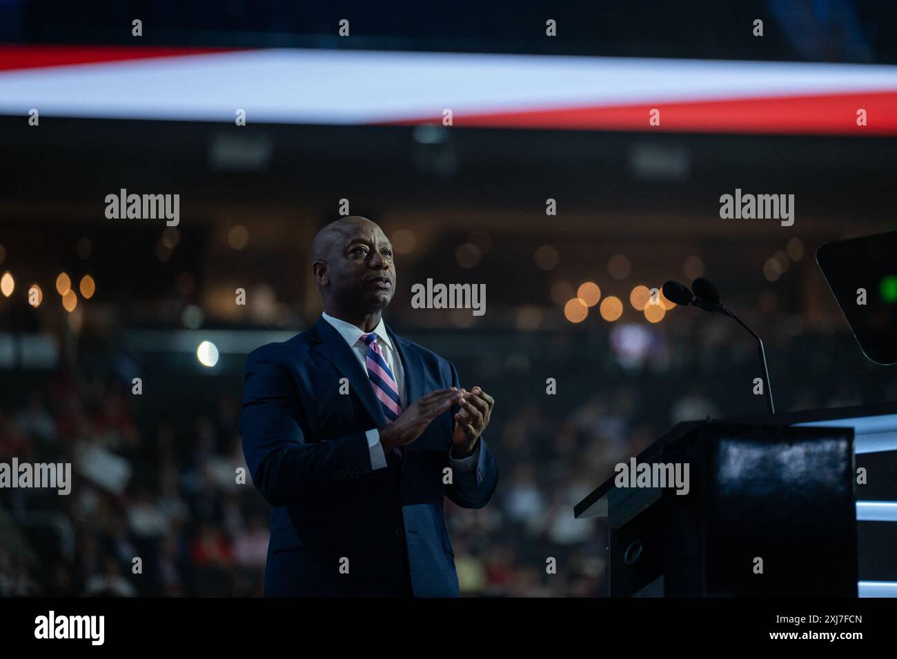Milwaukee, United States. 15th July, 2024. United States Senator Tim ...