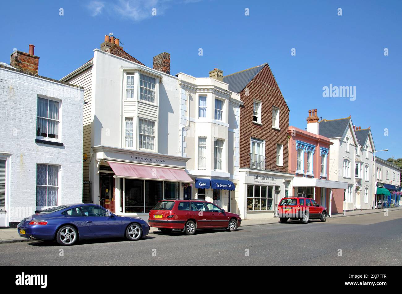 Sandgate High Street, Sandgate, Kent, England, United Kingdom Stock ...
