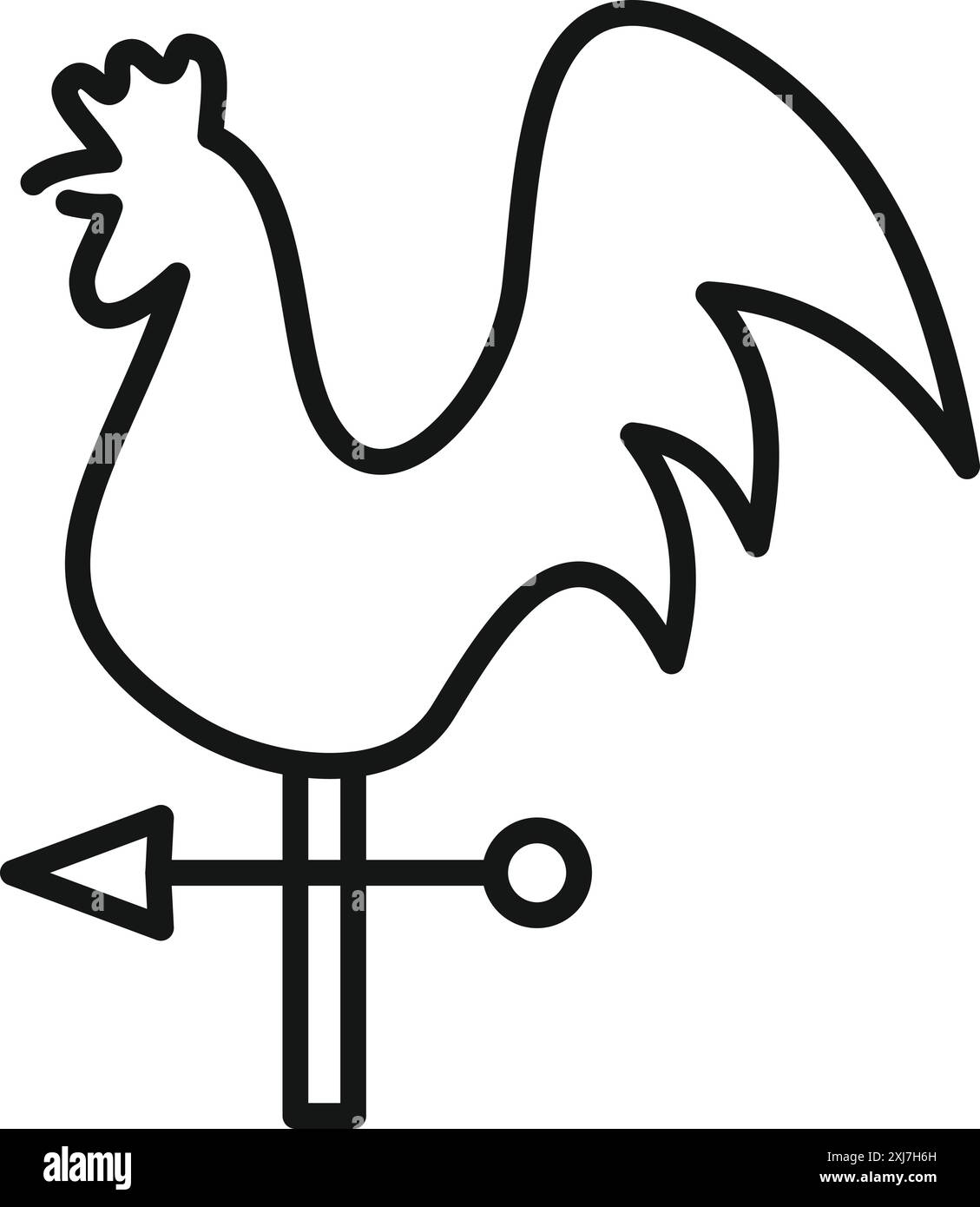 The weather rooster Stock Vector Images - Alamy