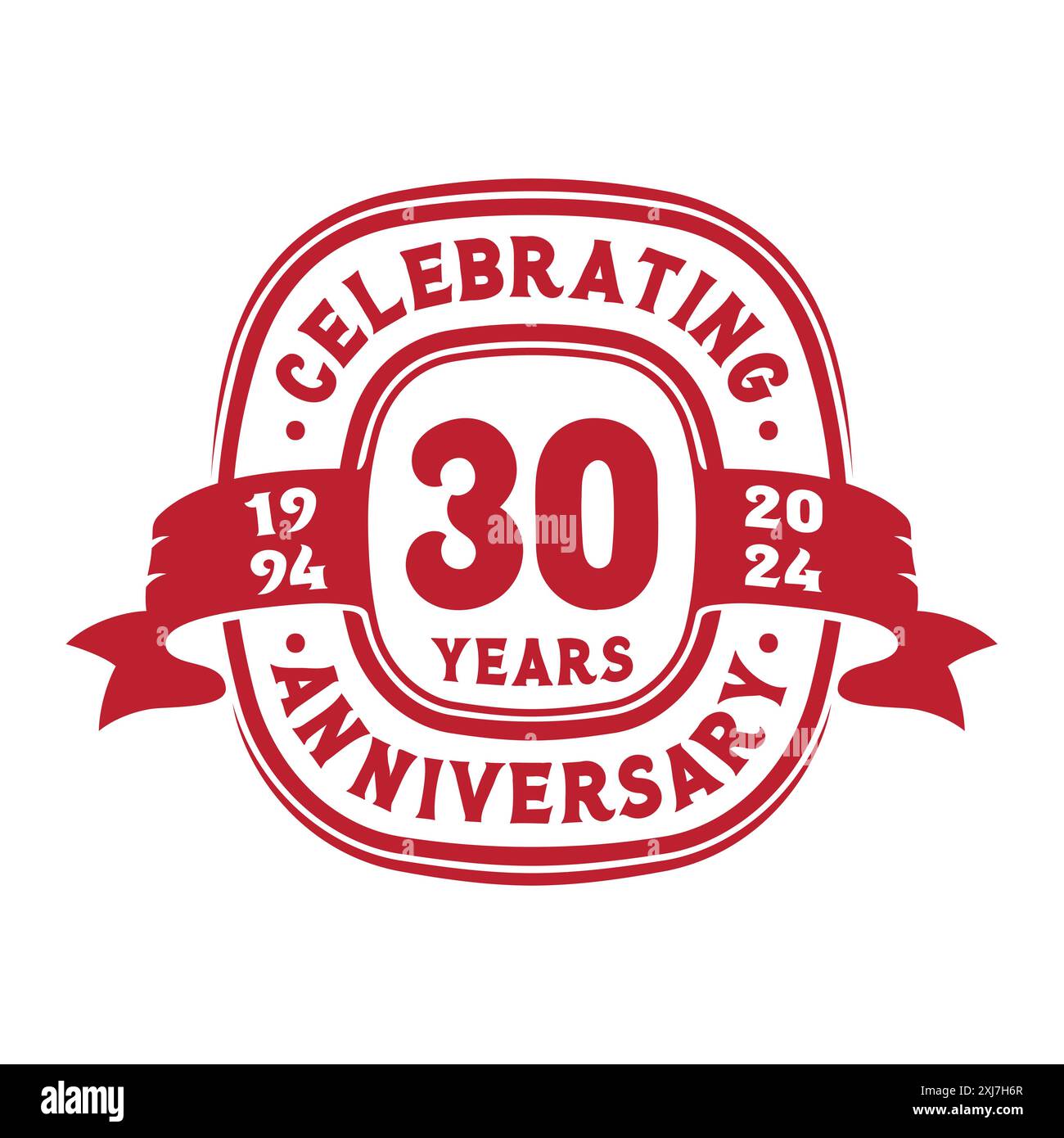 30th Anniversary Celebration Logo Design Template. 30th Anniversary ...