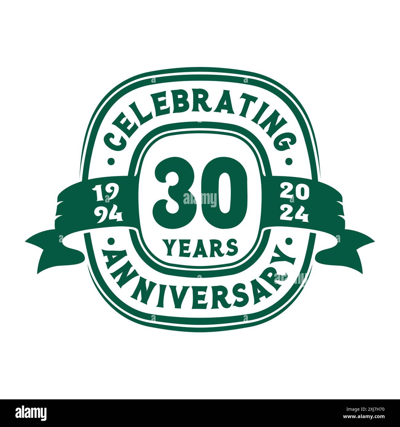 30th Anniversary Celebration Logo Design Template. 30th Anniversary ...