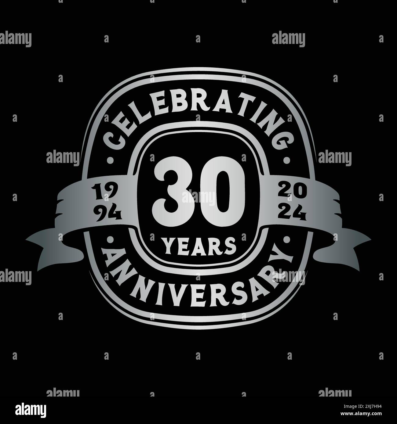 30th Anniversary Celebration Logo Design Template. 30th Anniversary ...