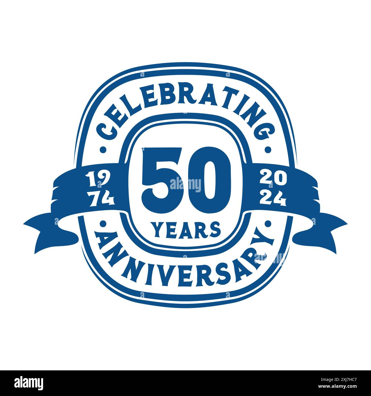 50th Anniversary Celebration Logo Design Template. 50th Anniversary ...