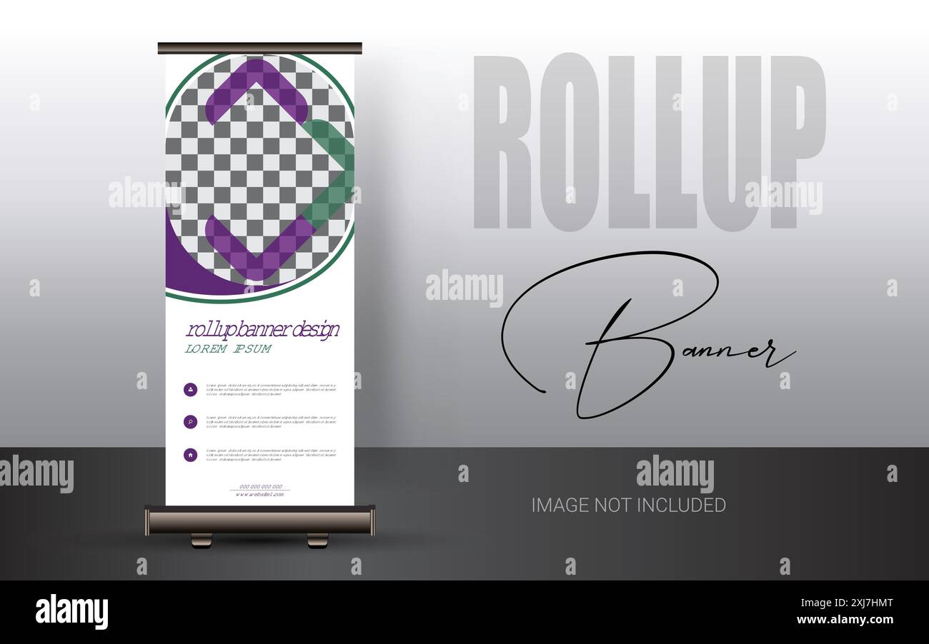 Business Agency Roll-Up Banner Template or Product Sale Flyer Design ...