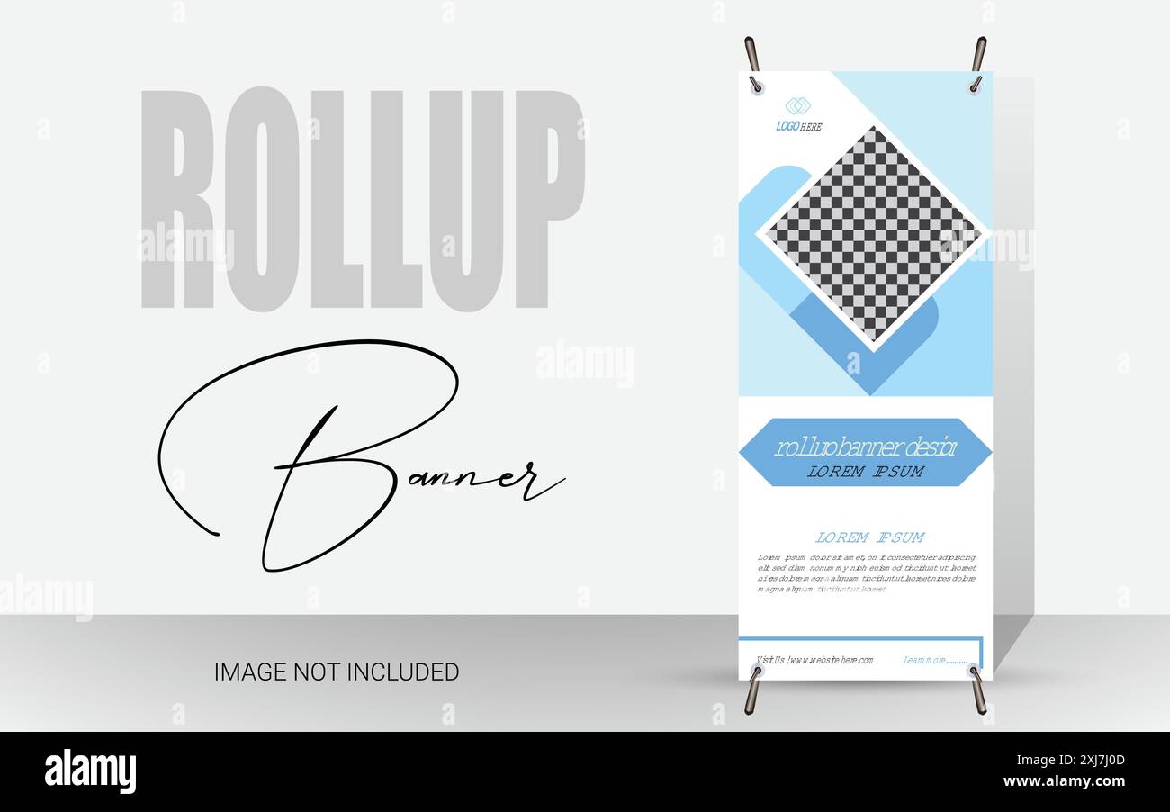 Minimal Business Agency Roll-Up. Product sale poster. Banner Template ...