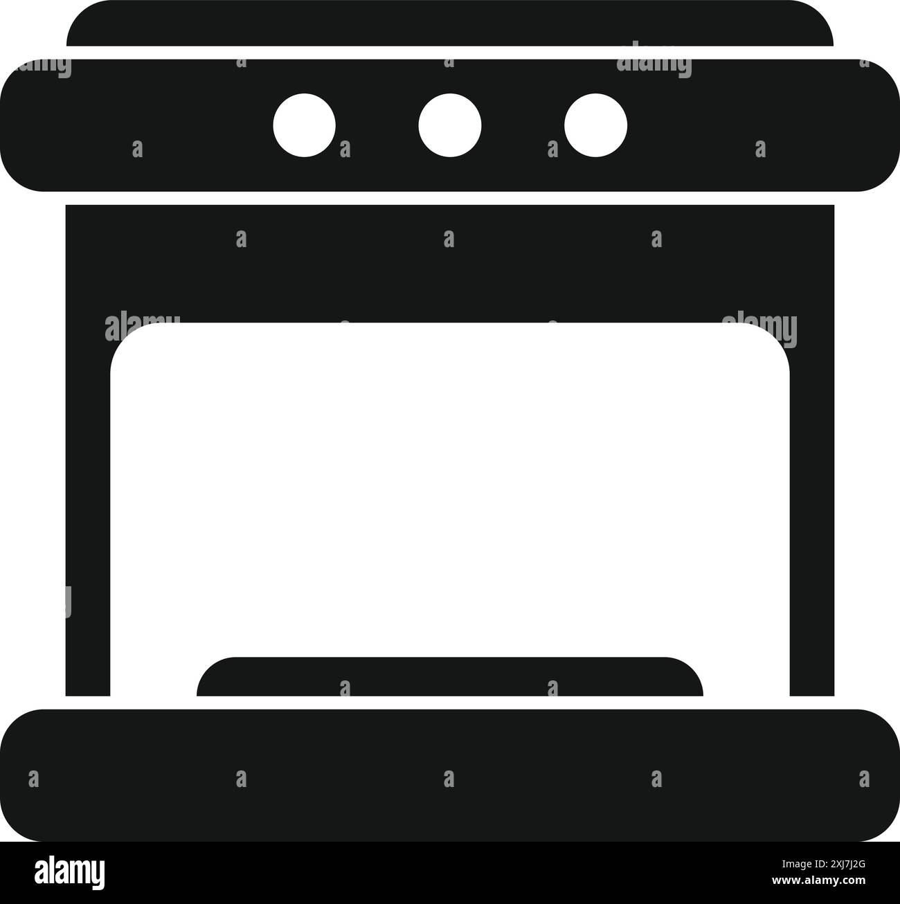 Modern oven range Black and White Stock Photos & Images - Alamy