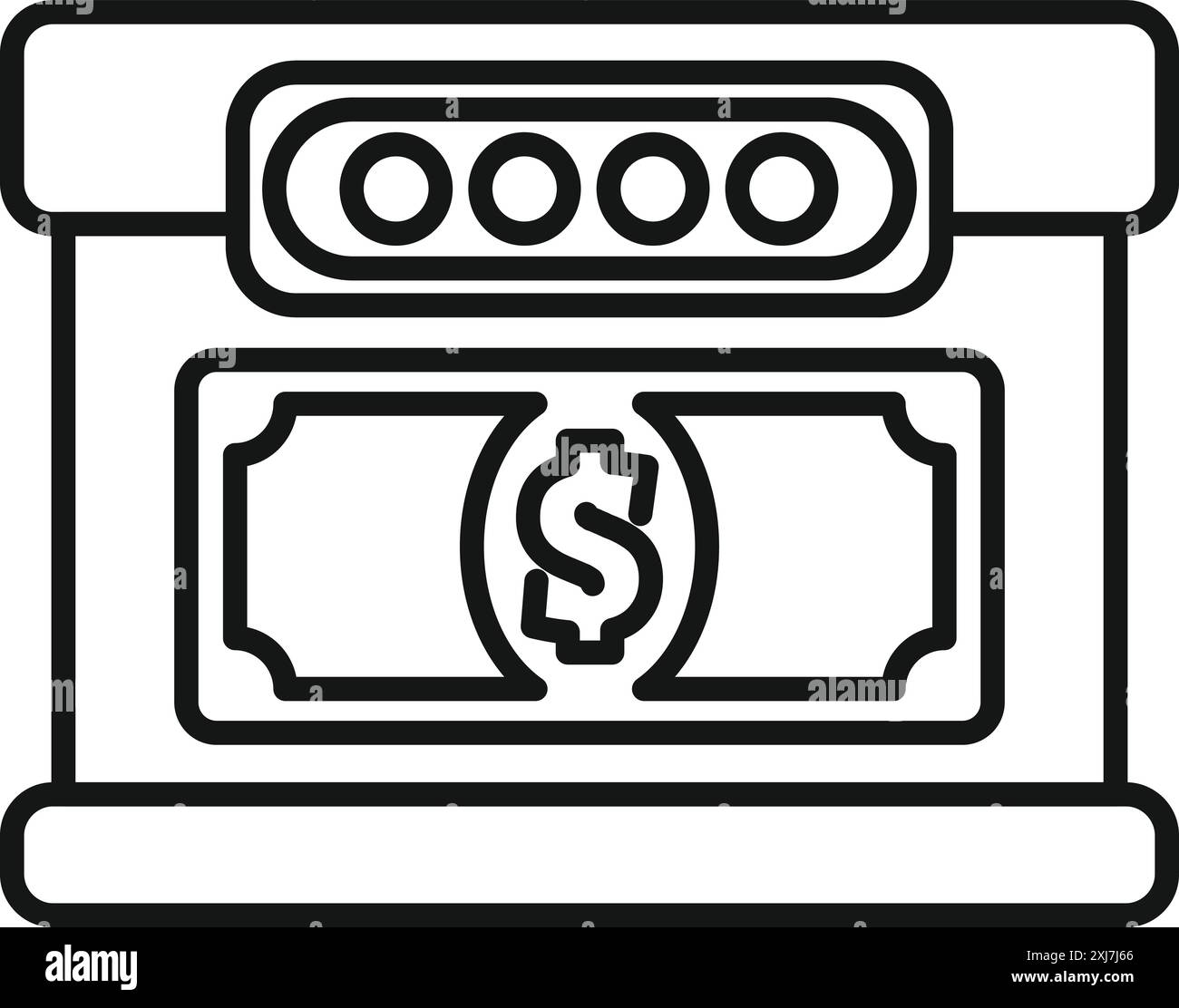 This icon represents secure savings, featuring a money box safeguarding ...