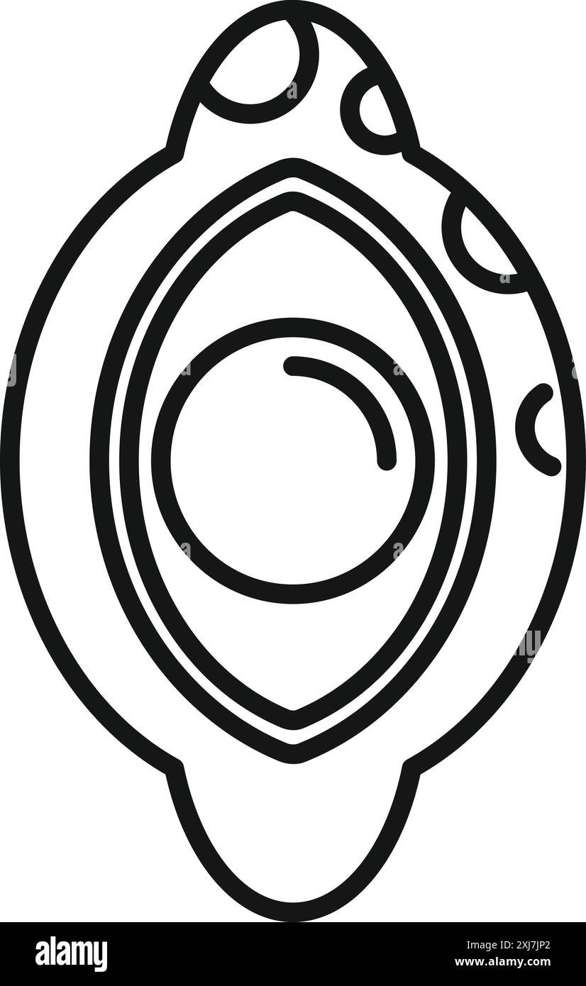 Simple black and white icon of a spaceship flying through space Stock ...