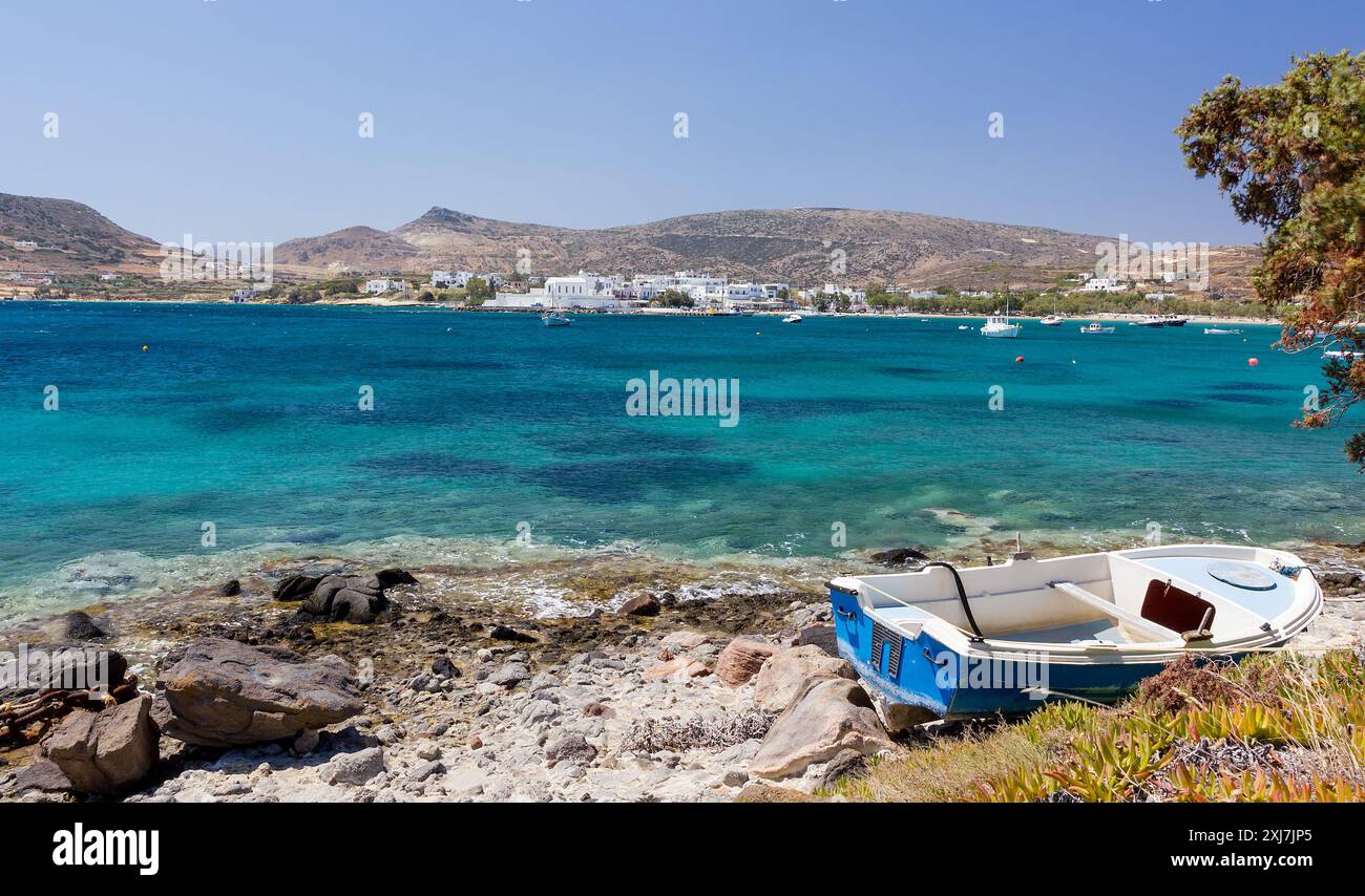 Pollonia village milos island hi-res stock photography and images - Alamy