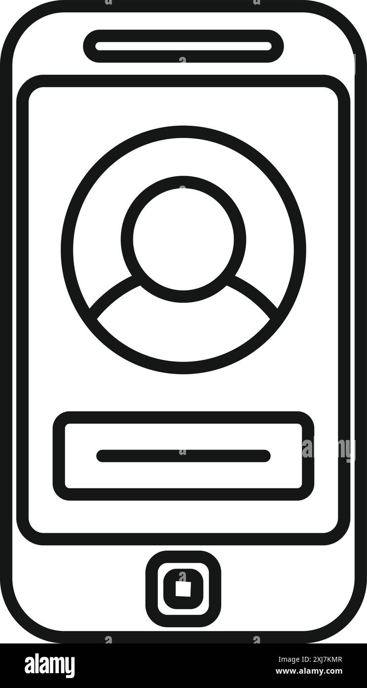 Smartphone is displaying a user profile, highlighting the growing ...