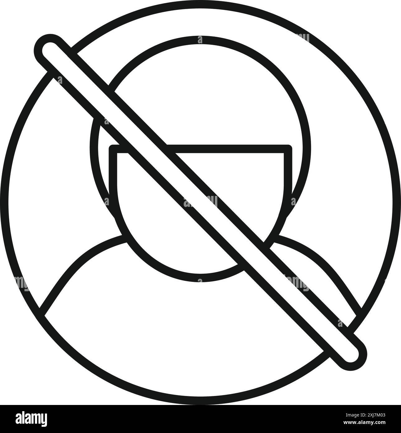 No entry sign with people Black and White Stock Photos & Images - Alamy