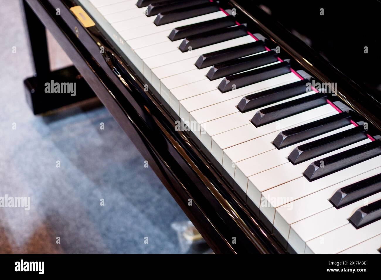 Piano keyboard background musical instrument Stock Photo - Alamy