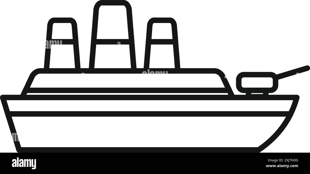 Armed patrol vessel Black and White Stock Photos & Images - Alamy