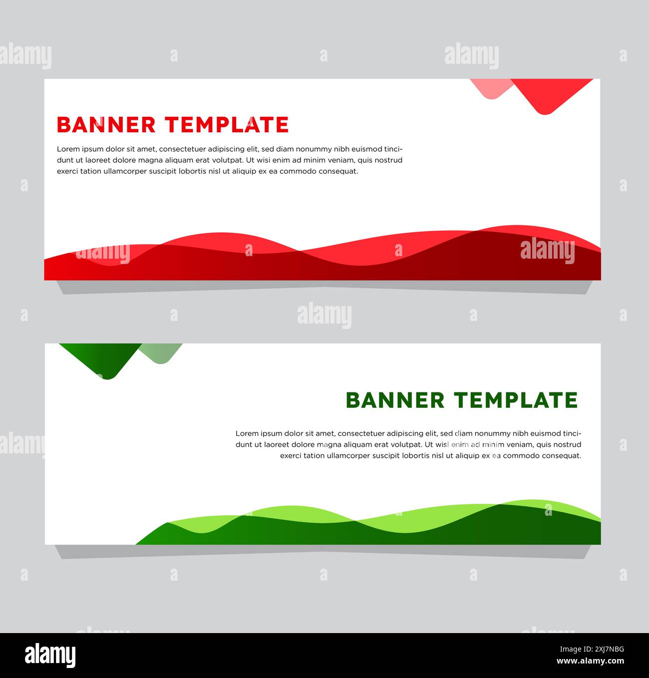 Simple Baner Template Background Stock Vector Image & Art - Alamy