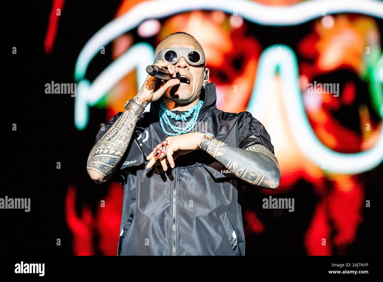 Taboo (Jaime Luis Gomez) of Black Eyed Peas Stock Photo - Alamy
