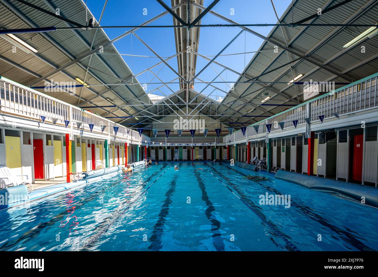 Brisbane, QLD, Australia - Indoor swimming pool in municipal public ...