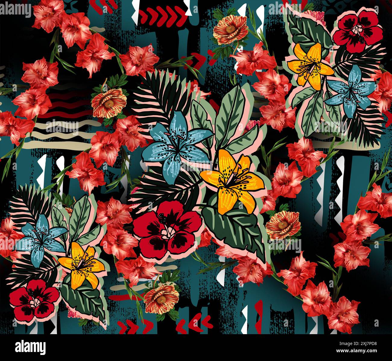 Fabric print pattern.Colorful pattern,pattern,textile prints,geometric ...