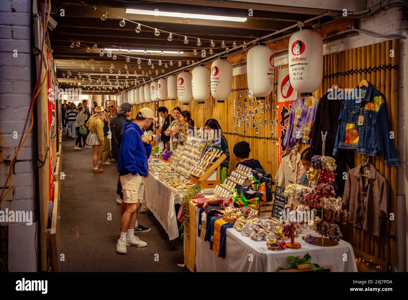 Brisbane, QLD, Australia - Japanese market stalls Stock Photo - Alamy