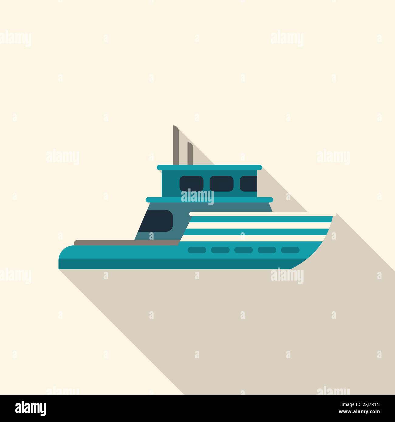 Motor recreational yacht Stock Vector Images - Alamy