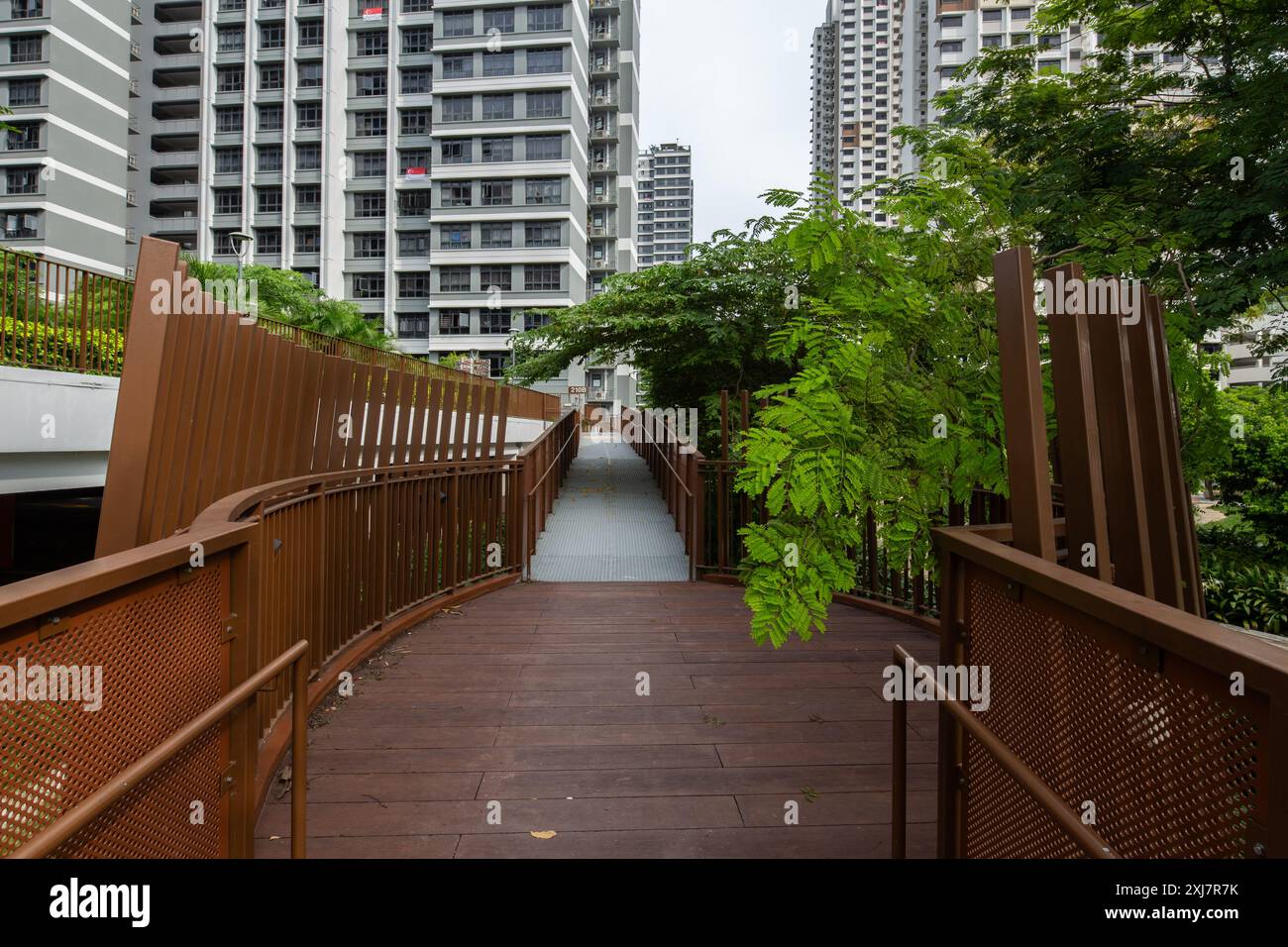 Beautiful walkway with greenery landscaping facility recreational ...