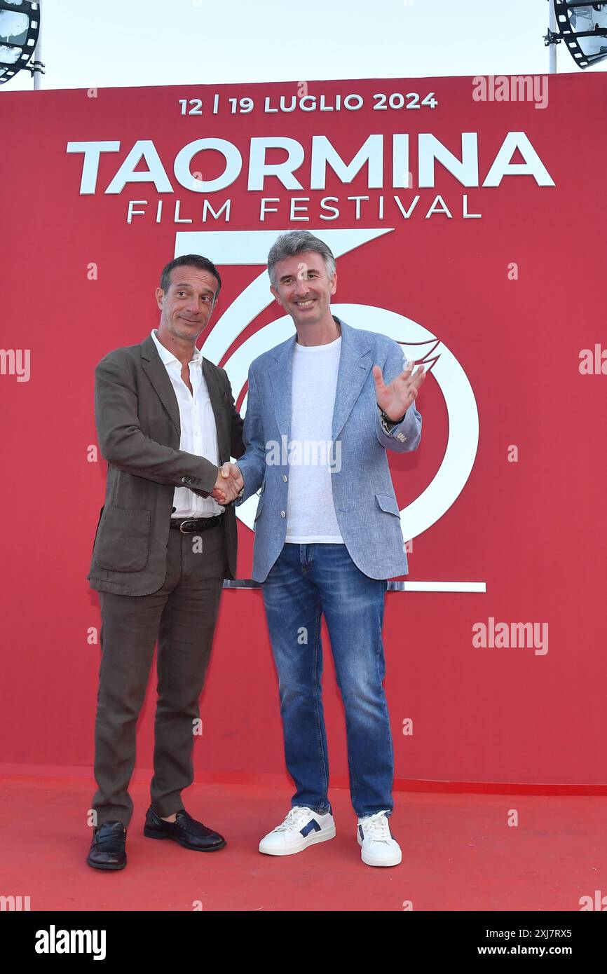 Taormina: 70th Taormina Film Festival. Evening of July 16th. In the ...