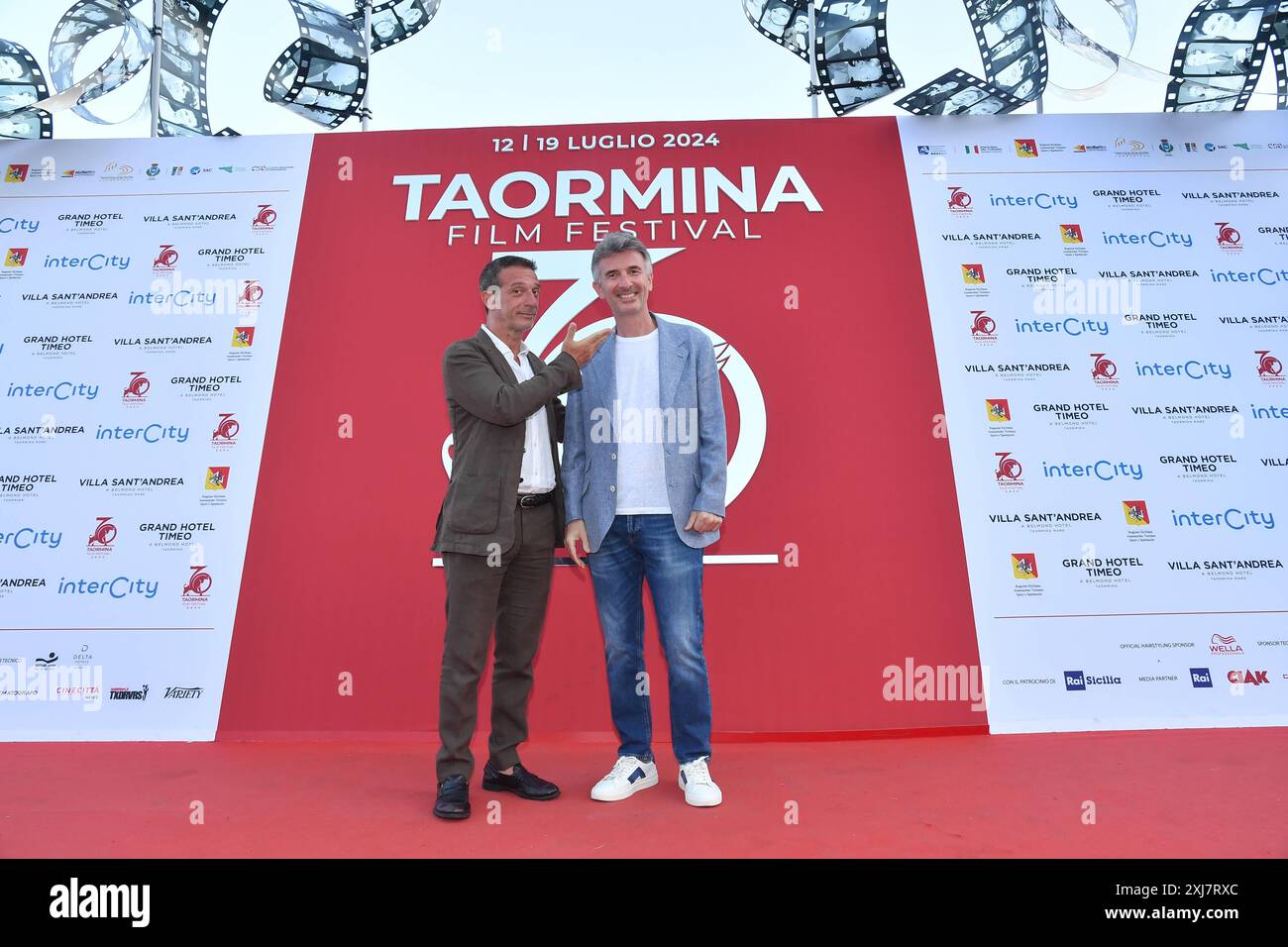 Taormina: 70th Taormina Film Festival. Evening of July 16th. In the ...