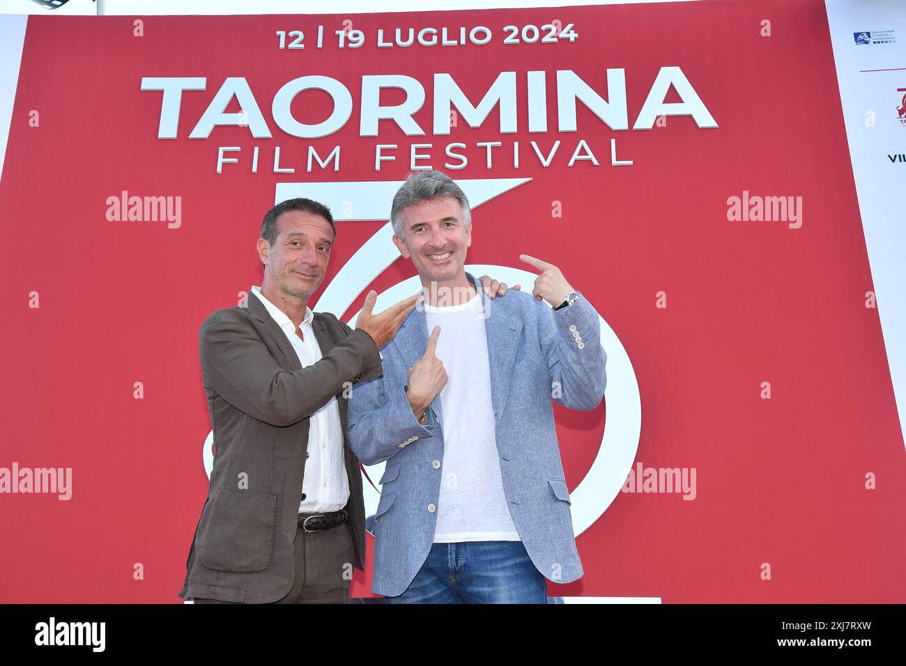 Taormina: 70th Taormina Film Festival. Evening of July 16th. In the ...