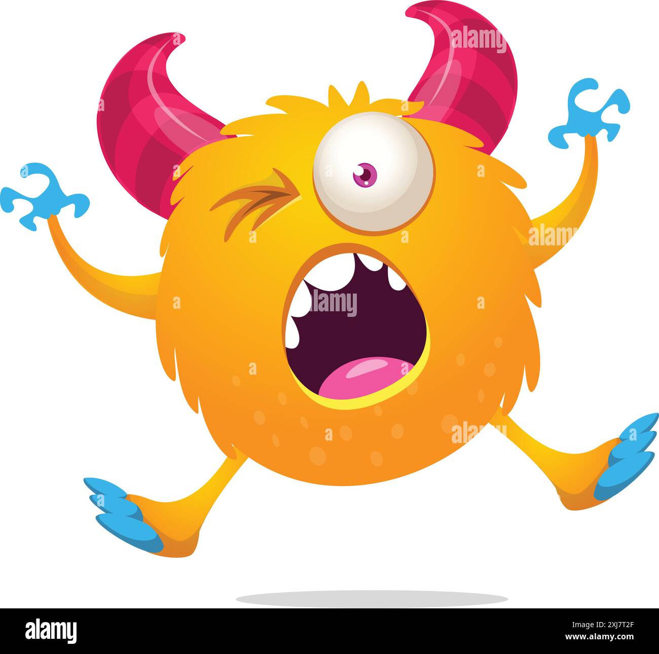 Funny Scary Face Cartoon
