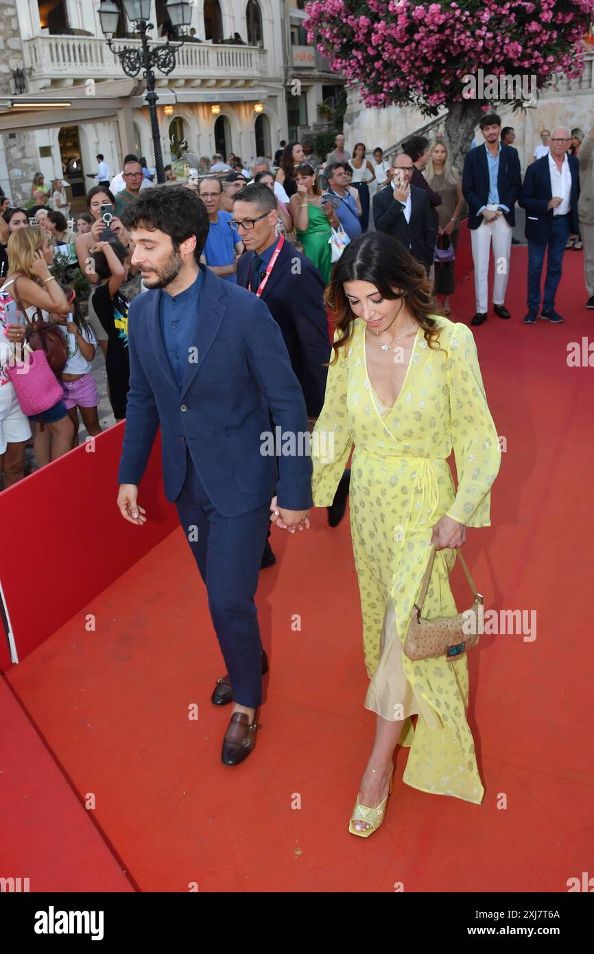 Taormina: 70th Taormina Film Festival. Evening of July 16th. In the ...