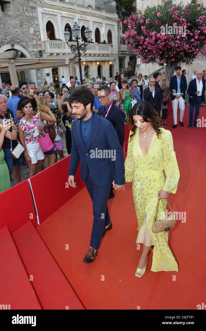 Taormina: 70th Taormina Film Festival. Evening of July 16th. In the ...