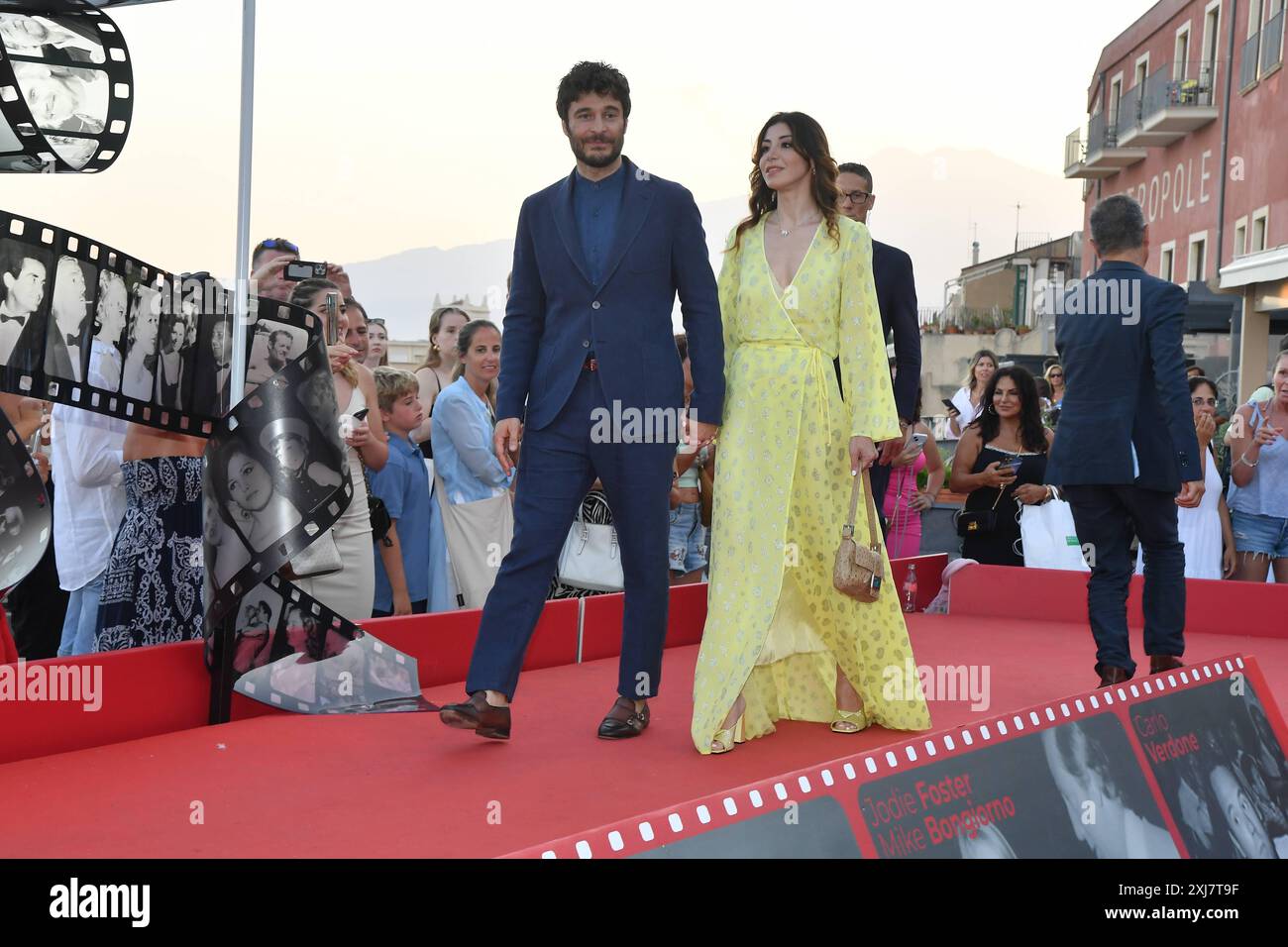 Taormina: 70th Taormina Film Festival. Evening of July 16th. In the ...
