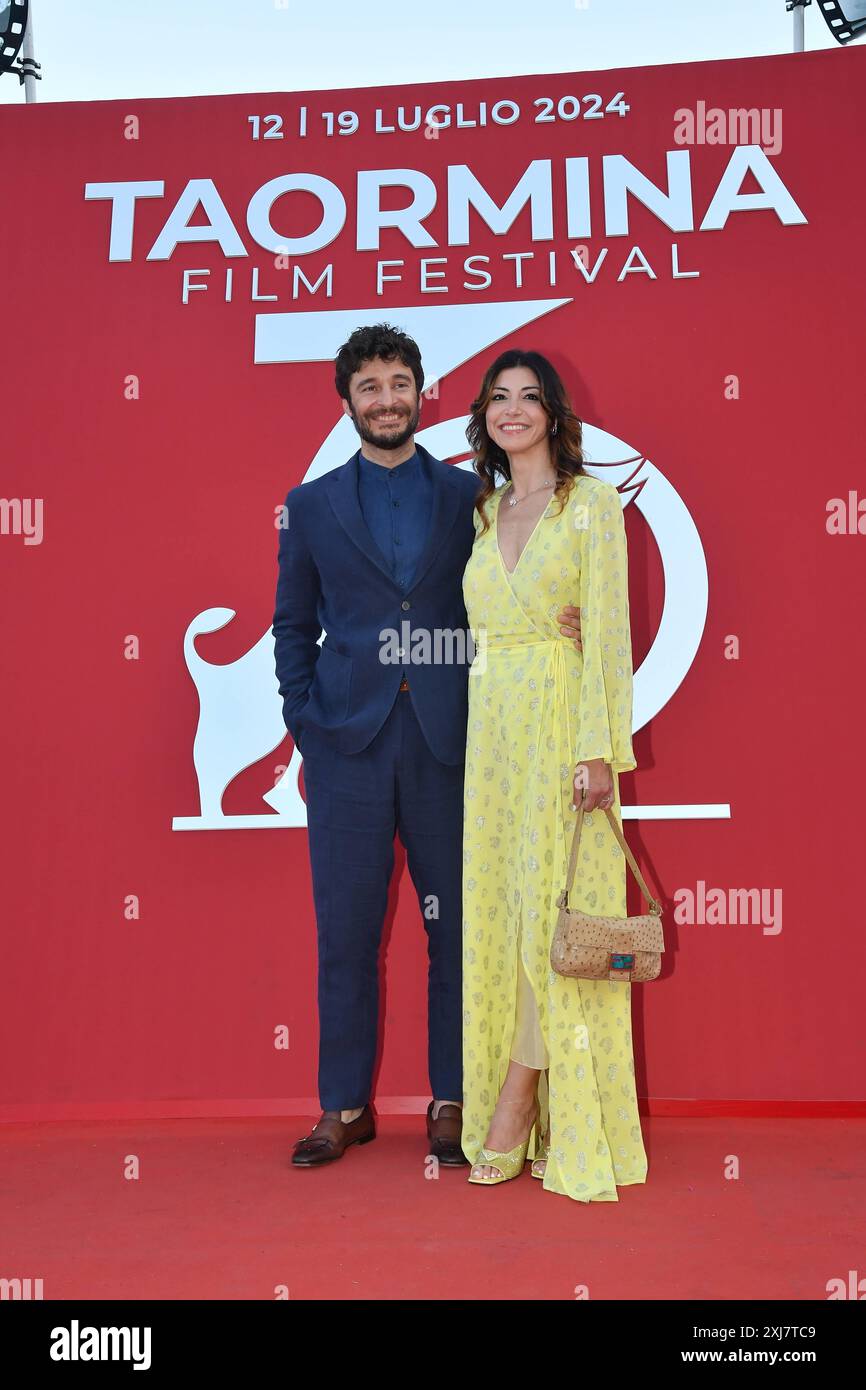 Taormina: 70th Taormina Film Festival. Evening of July 16th. In the ...