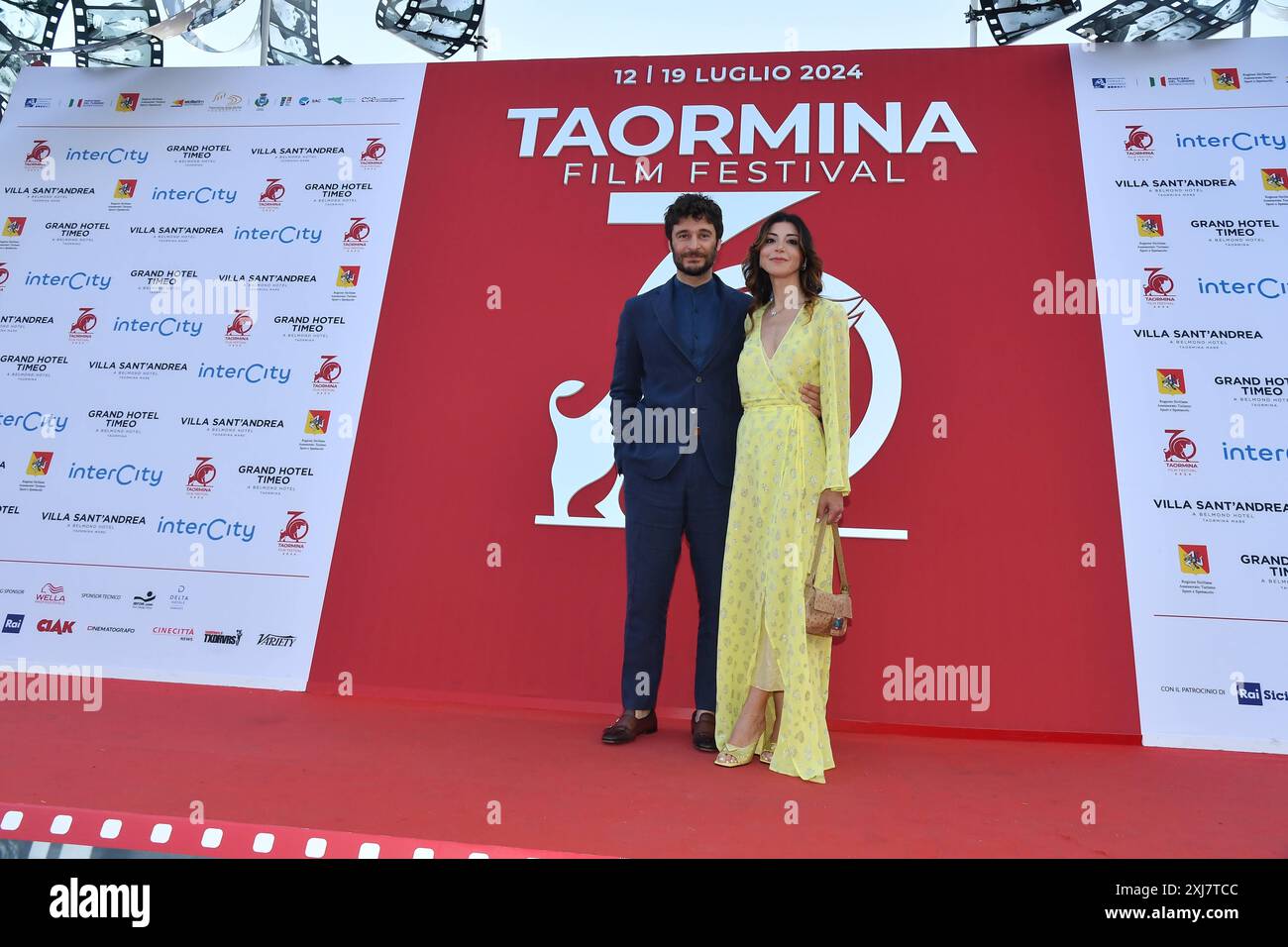 Taormina: 70th Taormina Film Festival. Evening of July 16th. In the ...