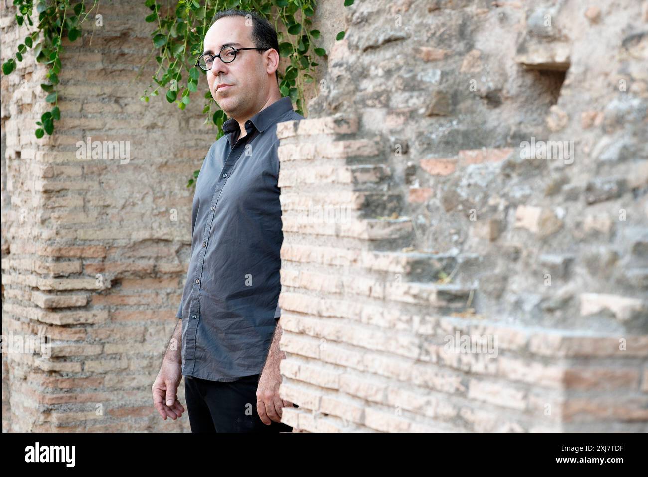 Rome, Italy. 16th July, 2024. Roy Chen, Israeli writer, translator, and ...