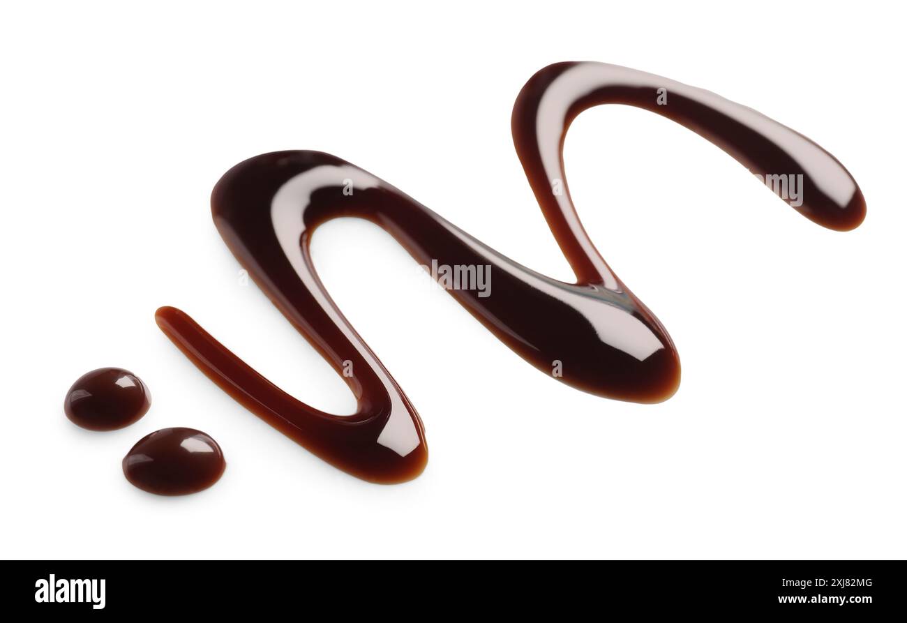 Sample of delicious balsamic vinegar isolated on white Stock Photo - Alamy