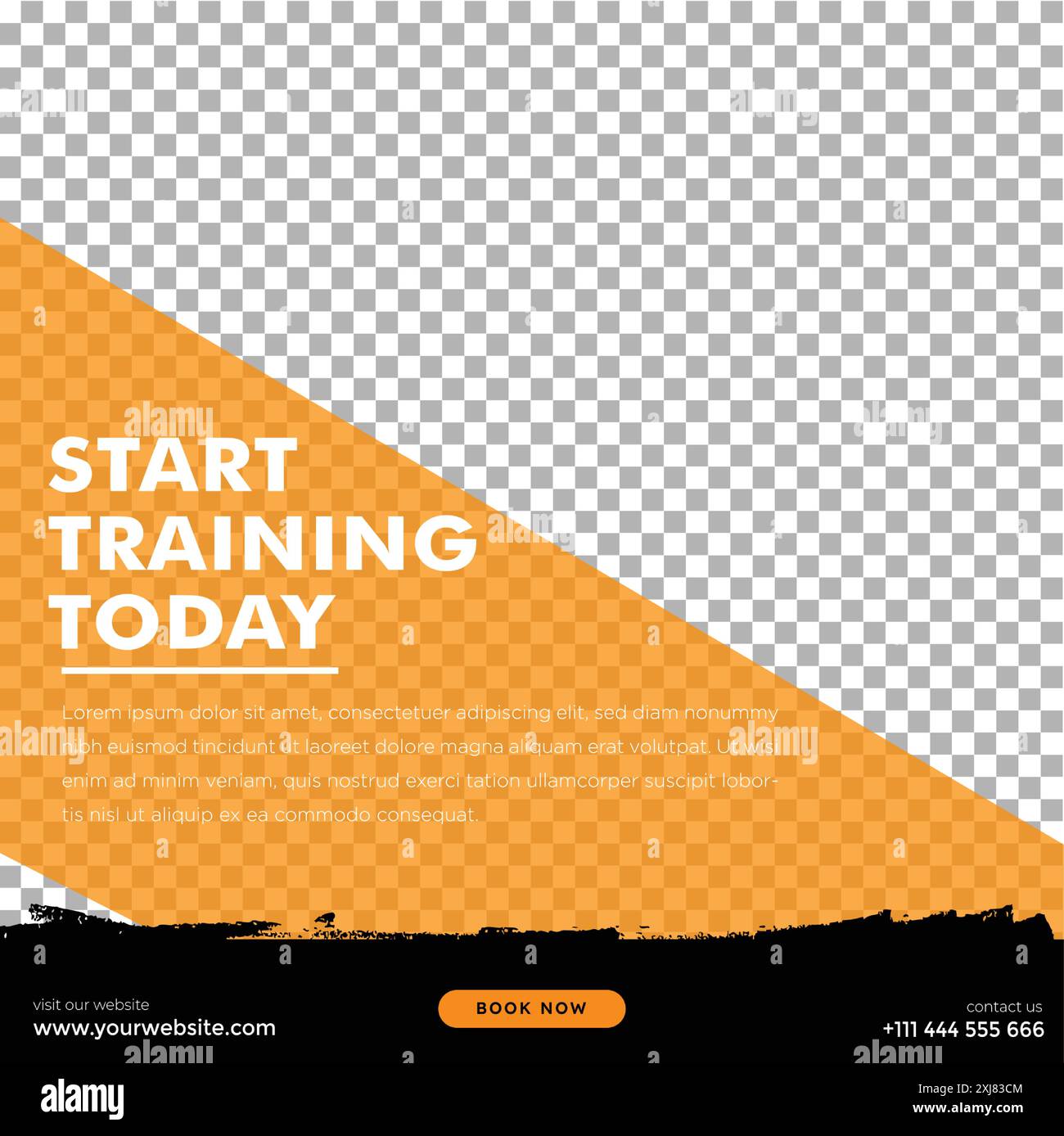 Gym flyer template hi-res stock photography and images - Alamy