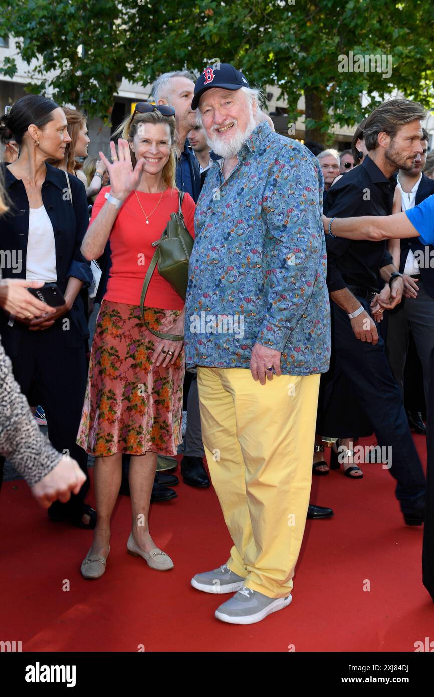 Leslie Malton mit Ehemann Felix von Manteuffel / Filmpremiere im Zoo ...