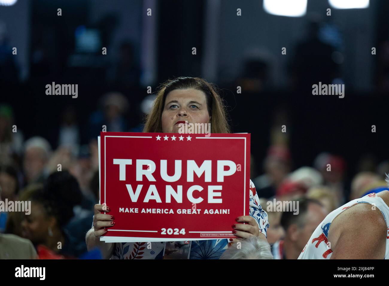 Trump vance sign hi-res stock photography and images - Alamy