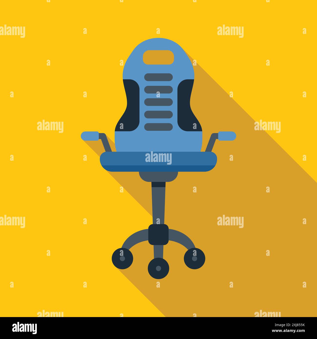 Modern And Ergonomic Office Chair Designed For Comfort And Support During Long Work Hours Stock