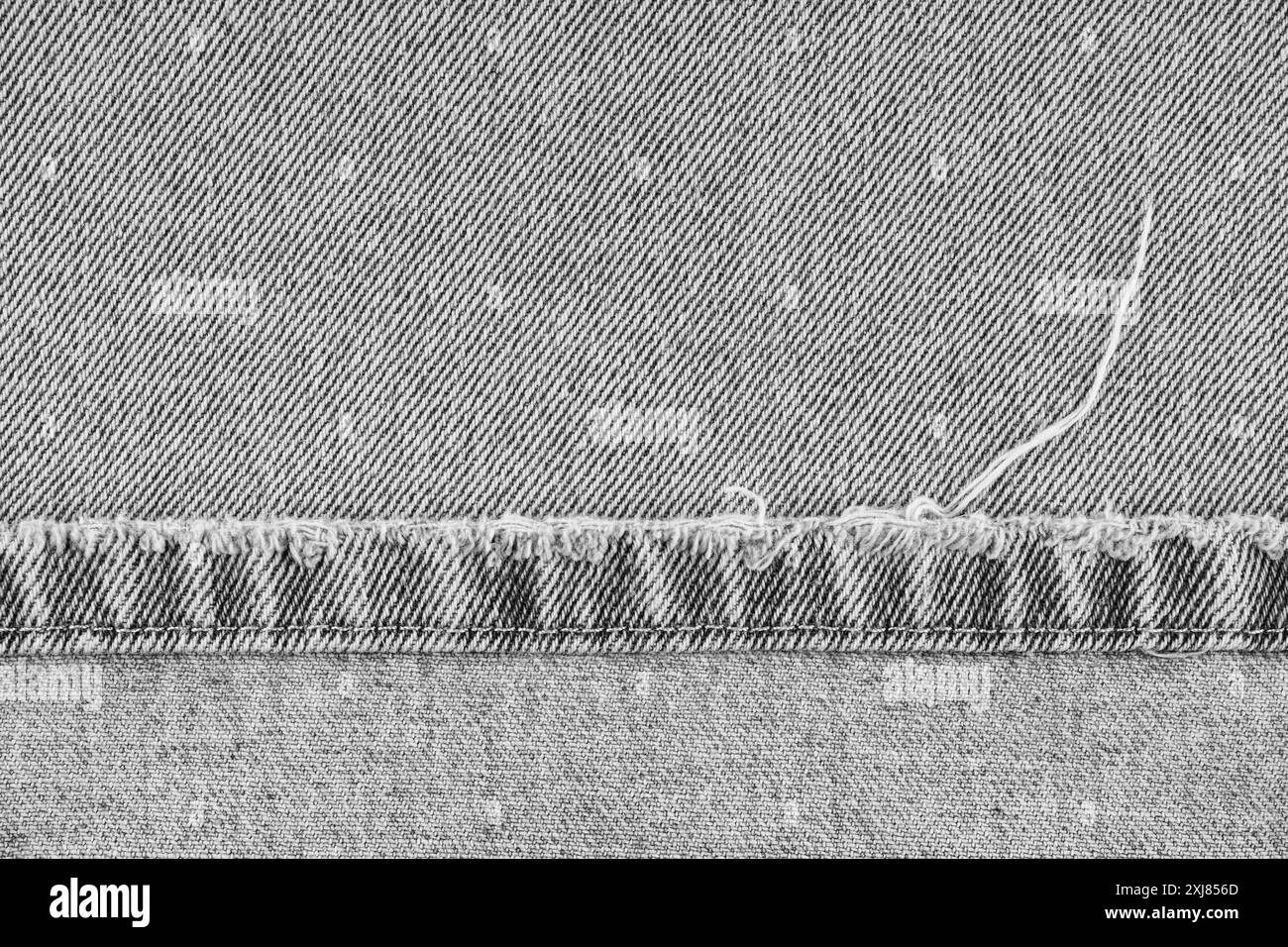 Torn and worn denim jeans Black and White Stock Photos & Images - Alamy