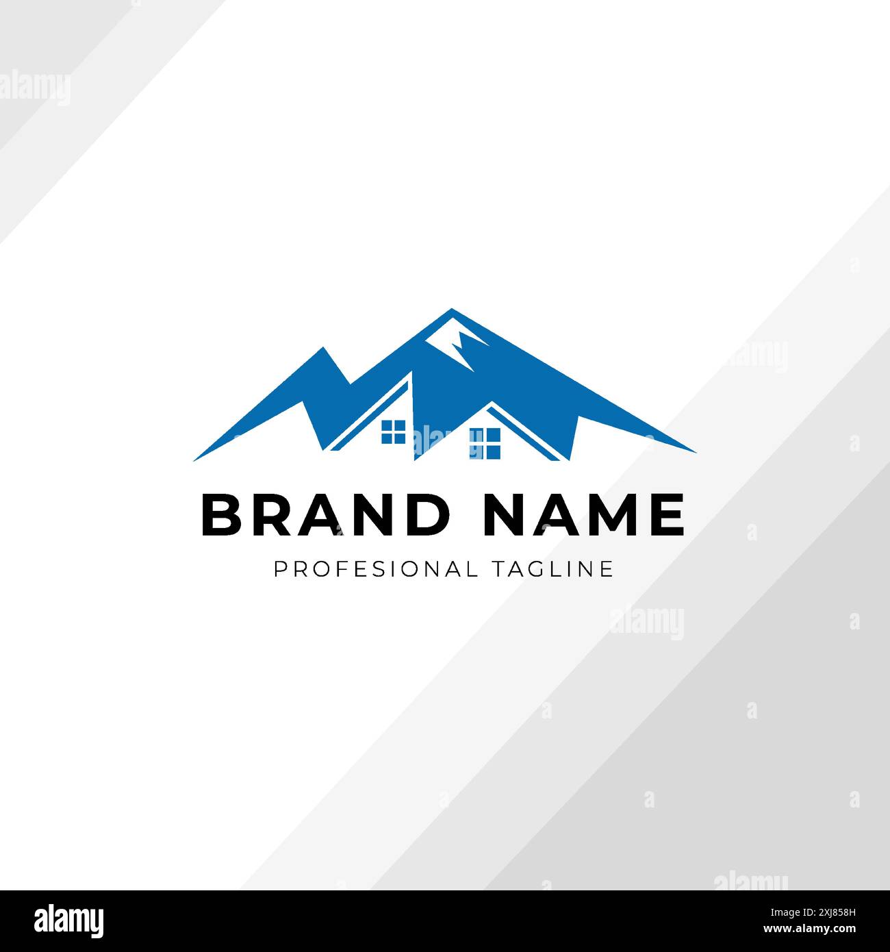 Professional real estate logo design Stock Vector Image & Art - Alamy