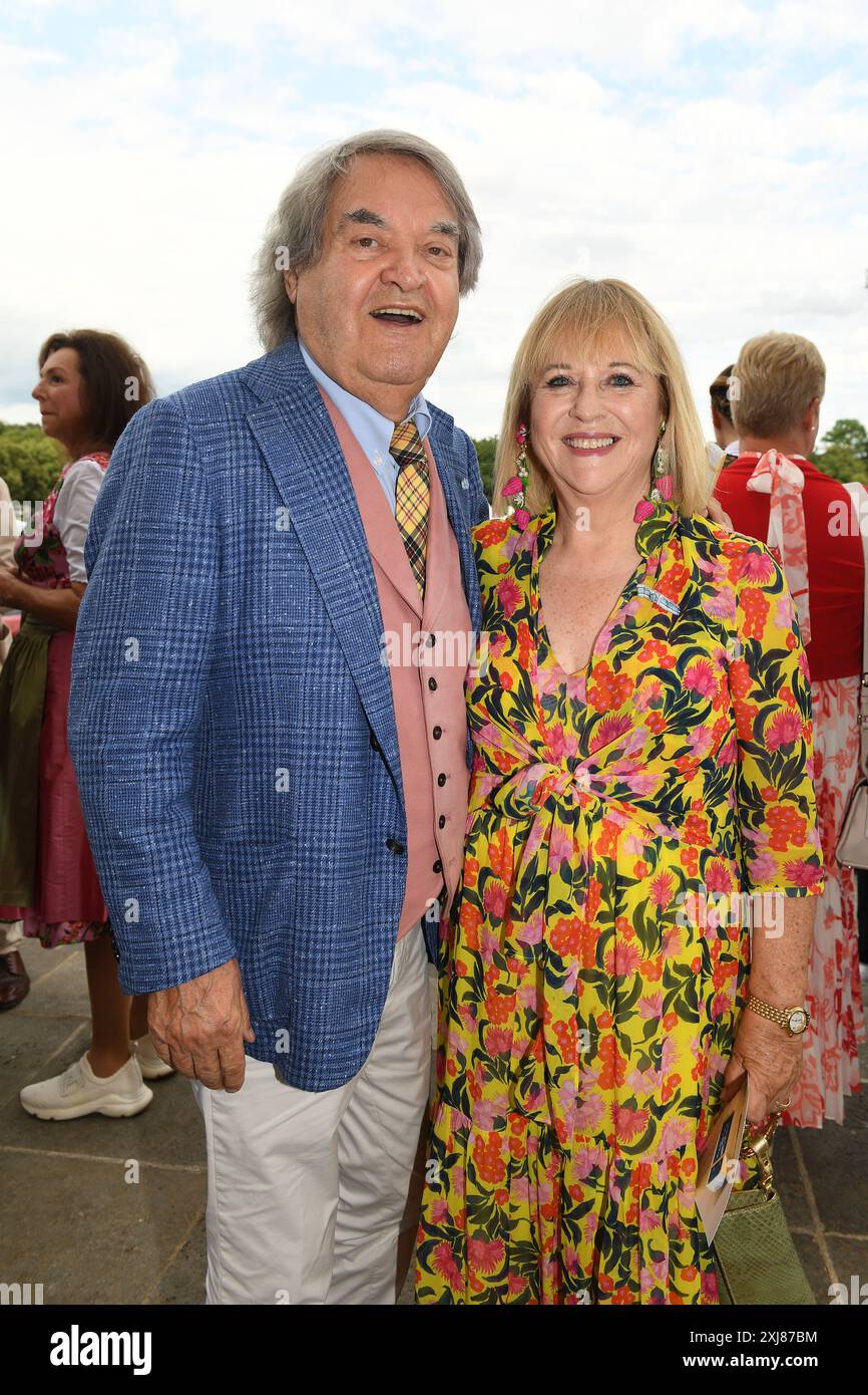 Helmut Markwort und Patricia Riegel / Sommerempfang des Bayerischen ...