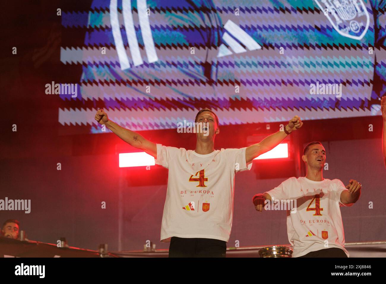 Daniel olmo during the celebration of the European Championship of the ...