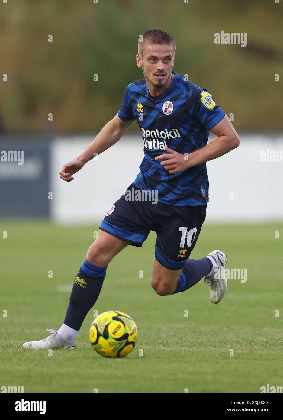 Crawley Town's Ronan Darcy during the Pre season friendly between Lewes ...