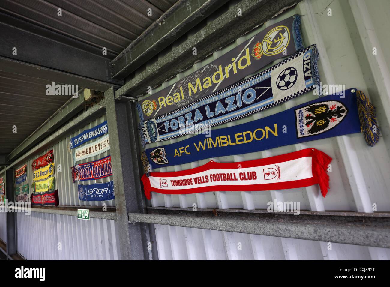 General view of the Dripping Pan, Home ground of Lewes Football Club ...